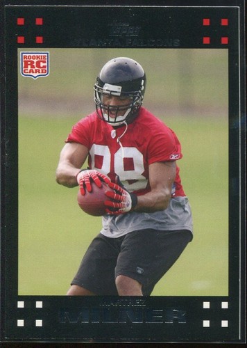 2007 Topps Football Martrez Milner #344 Atlanta Falcons RC | eBay