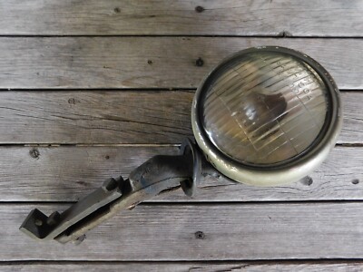 Antique Original Guide Fog Lamp 4 5/8 5933 400 Bracket Hardware Grommet ...
