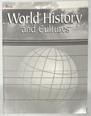 Abeka World History and Cultures Quiz KEY 10th grade 10 homeschool | eBay