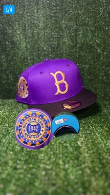 Brooklyn Dodgers “DBZ Lord Beerus” New Era Fitted Hat 7 1/4 Purple | eBay
