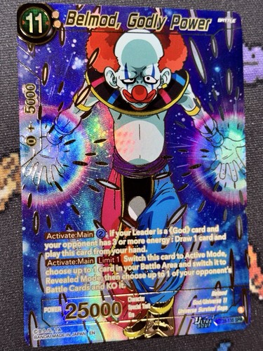 DBS Dragon Ball Super Prismatic Clash - Belmod, Godly Power BT28-135 ...