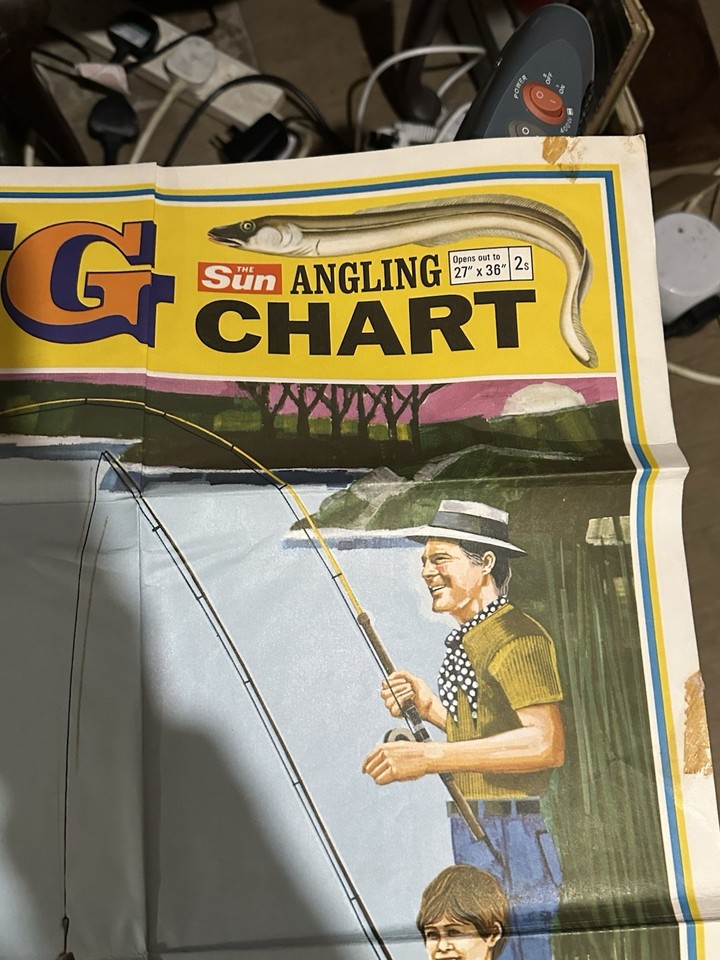 The Sun Angling Fishing Poster 1972-1973 Complete Set | eBay UK