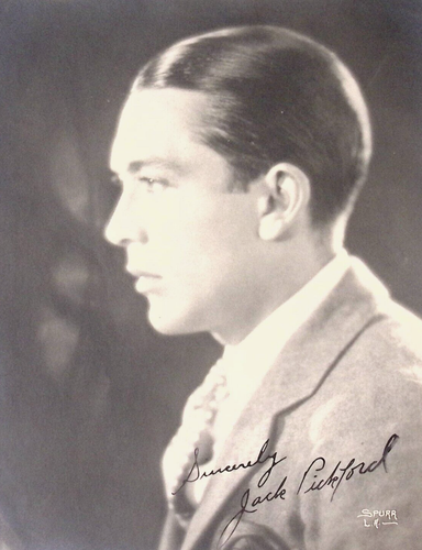 Jack Pickford Hollywood Actor 7 x 9 Stamped Autograph Photo Great ...