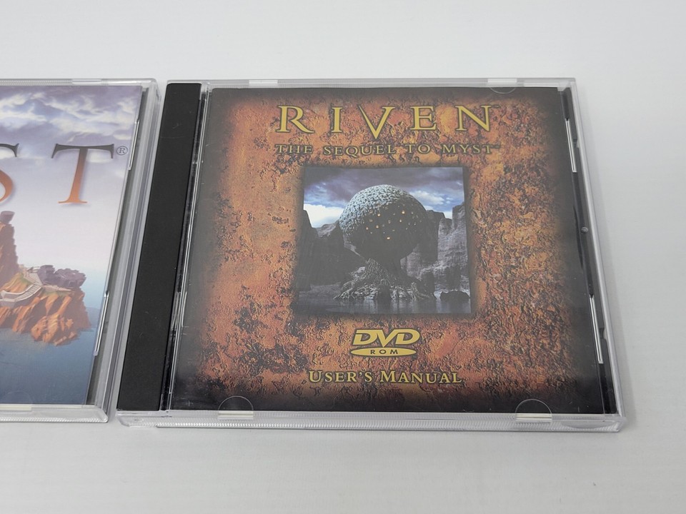 Myst & Riven: The Sequel to Myst Windows/Mac 1998 Broderbund PC Games ...
