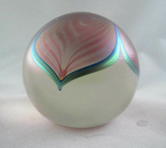 Vintage High Quality Art Glass- Signed Stuart Abelman Paperweight- 1989 ...