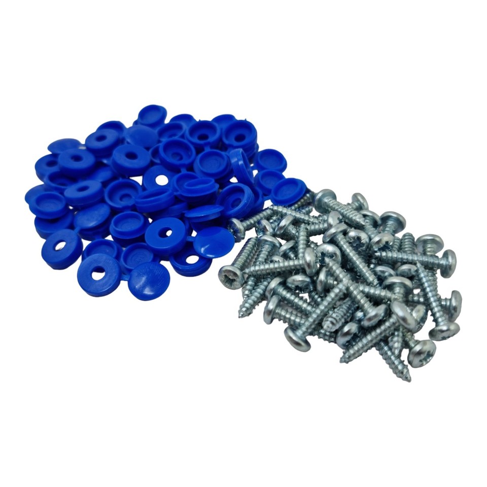 Number Plate Flip Top Caps & Screws Kit Hinged Screw Covers Hinge Cover ...