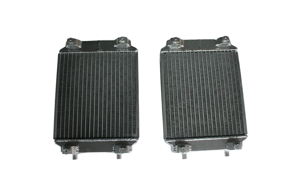 Left + Right ALUMINUM AUXILIARY RADIATOR FIT AUDI S3/TTS; GOLF MK7 GTI ...