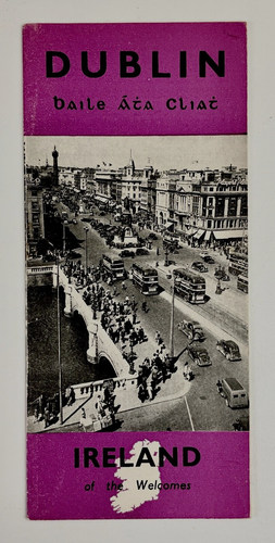 1952 Dublin Vintage Travel Brochure Old Irish Country Tourist Lusk ...