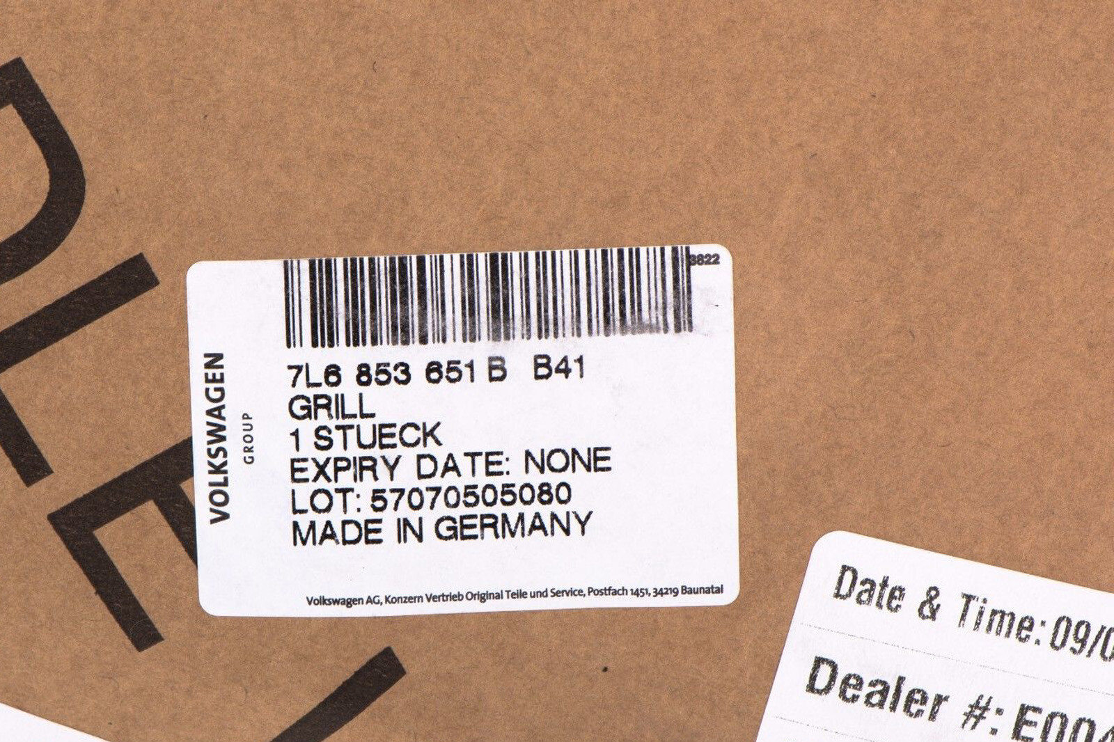 2004-2007 Volkswagen Touareg Front Radiator Grille OEM 7L6853651BB41 ...