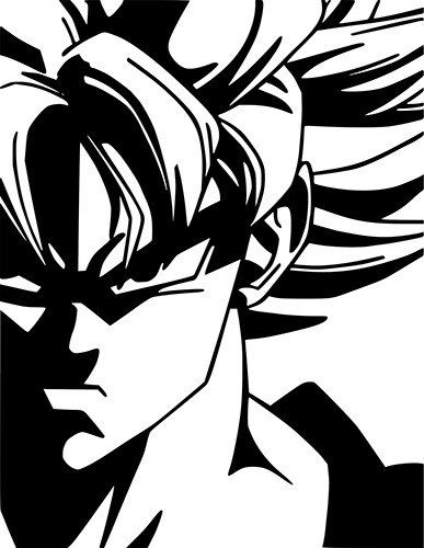 Goku Dragon Ball Z Car Truck Wall Laptop Window DBZ Vinyl Sticker Decal ...