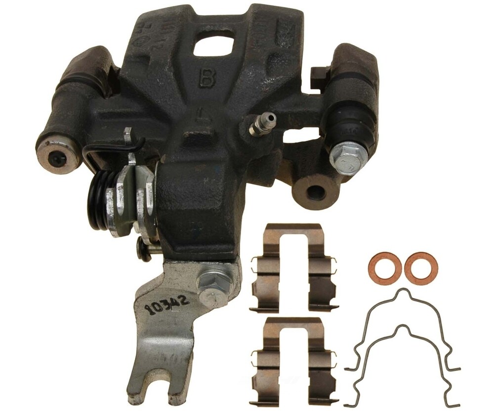 Disc Brake Caliper-R-LineSemi-Loaded and Bracket Assembly fits 89-91 ...