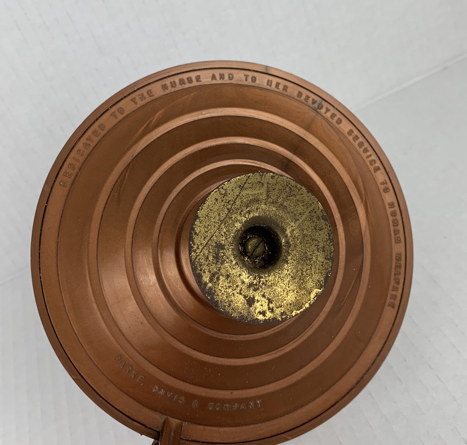 Candle Holder Parke Davis Nurses Florence Nightingale Plastic Copper 5. ...