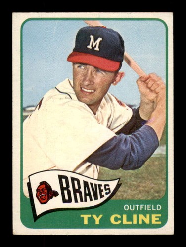1965 Topps #63 Ty Cline VG/VGEX Braves 567134 | eBay