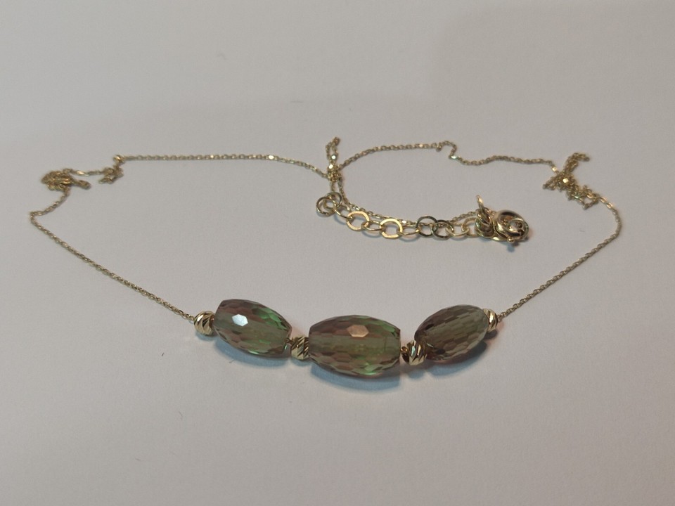 Diaspore Zultanite Csarite Color Change Pendant real 14K Gold necklace ...