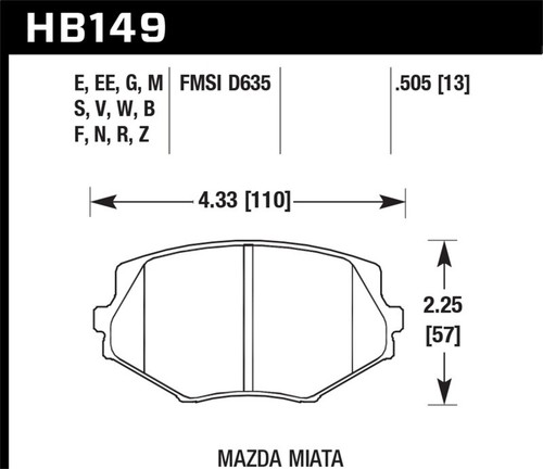 Hawk Blue 9012 Disc Brake Pads - HB149E.505 | eBay