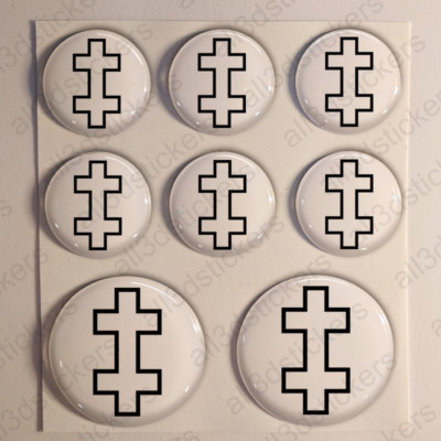 Lithuania Air Force Stickers Roundel Cockade 3D Adhesive Flag Resin ...