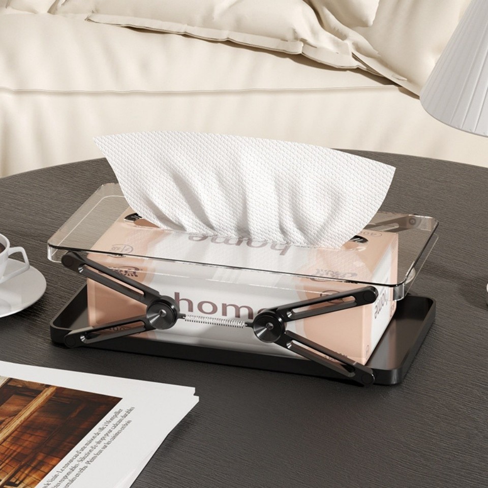 Extendable Tissue Storage Box Tissue Holder Paper Case Paper Towel ...