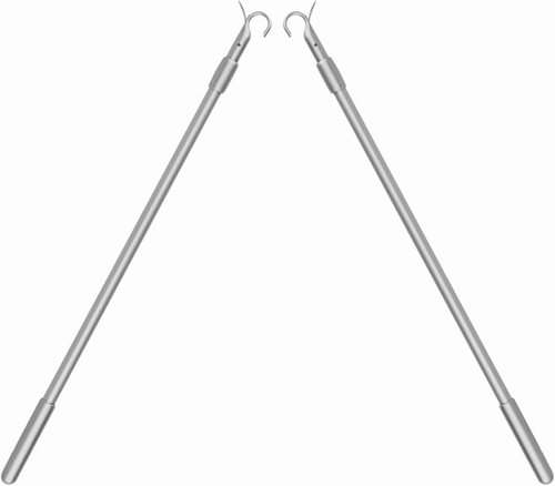 Draw Rod for Cordless Roller Shade Blinds 13"-24" Length Adjustable ...