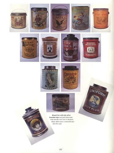 Antique Tobacco Advertising Collector Reference w Cigarette Art Tins ...