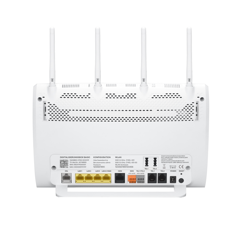 Digitalisierungsbox BASIC Router DSL/VDSL/VDSL2 SuperVectoring Dual ...