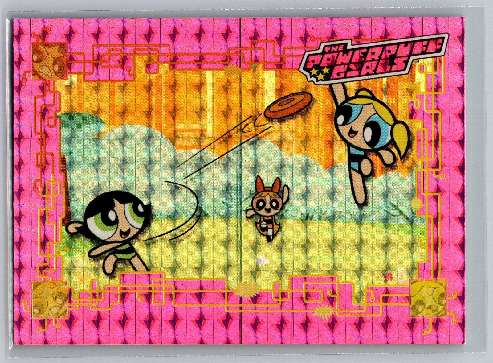 Throw Harder 2000 Artbox Powerpuff Girls Series 1 P10 Card PINK PRISM ...