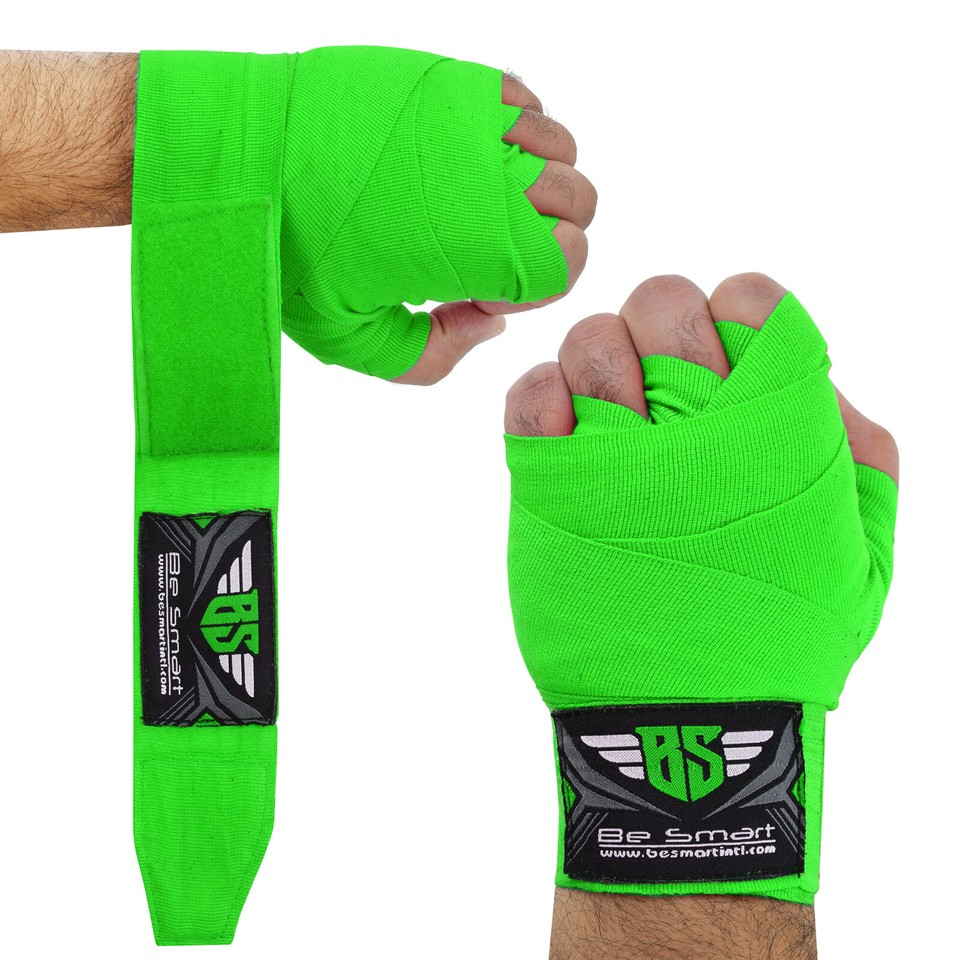 Hand Wraps Bandages Fist Boxing Inner Gloves Mitts MMA Cotton Pair ...