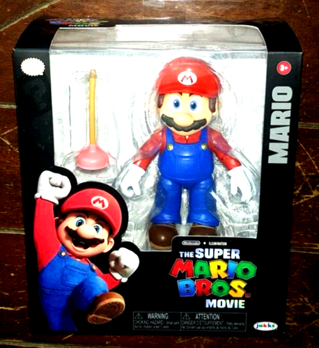 The Super Mario Bros. Movie: MARIO 5" Figure with Plunger (2023) #41716 ...