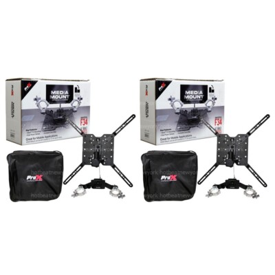 2 x ProX XT-MEDIAMOUNT Universal 32" to 80" TV Vesa Bracket Mount F34 ...
