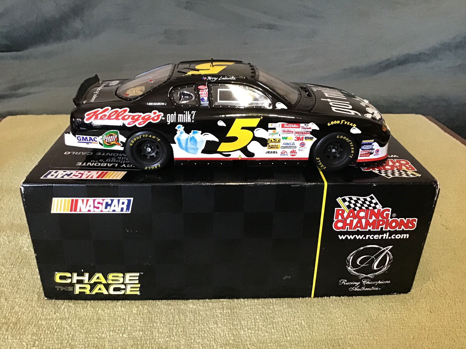 2002 Racing Champions Authentics TERRY LABONTE #5 Got Milk 1/24 Diecast ...