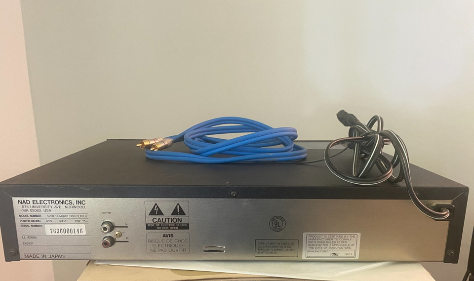 NAD CD Player 5220 / TESTED Vintage Compact Disc Player | eBay