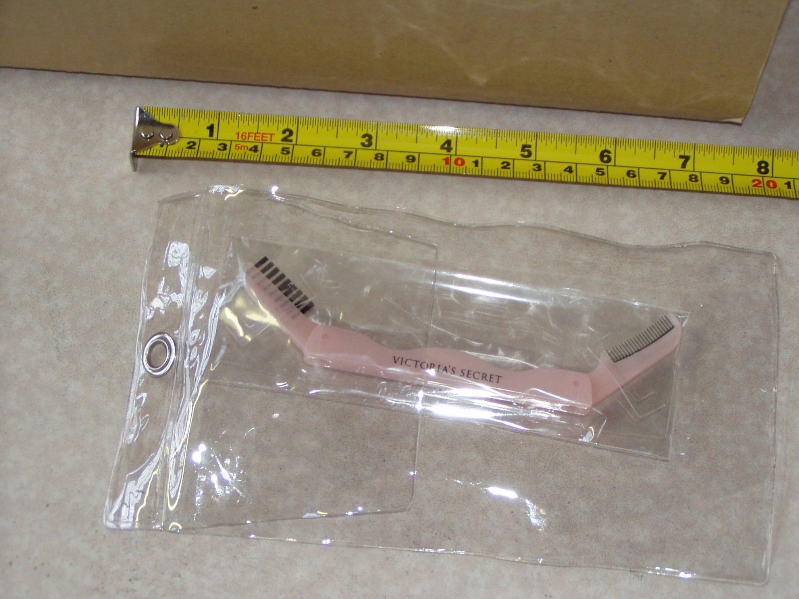 Lot of 40 Pink Victoria Secret folding Eyebrow Brush and comb 3.5"-6 ...