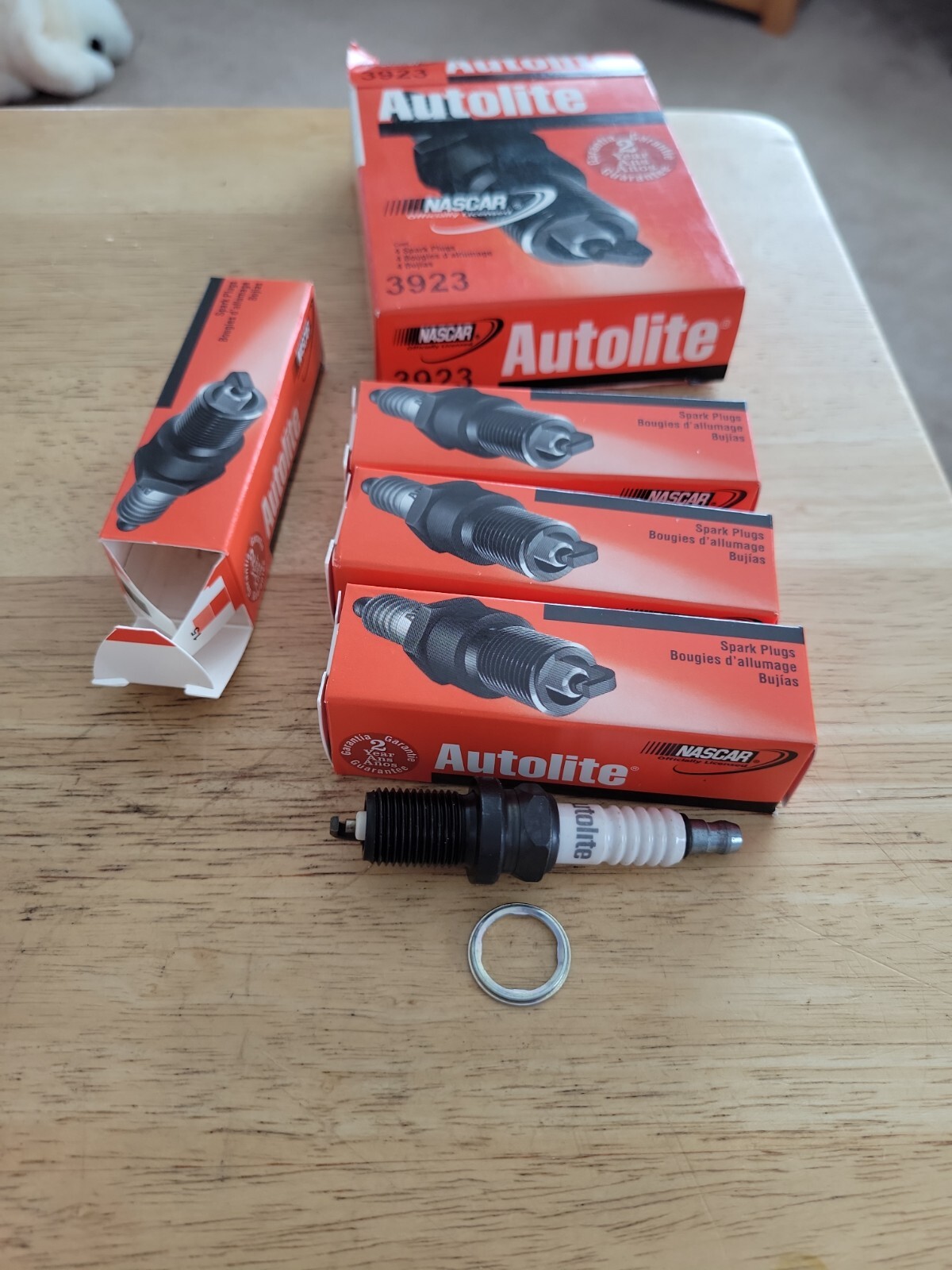 Autolite 3923 NASCAR Performance Spark Plugs Set of 4 | Aftermarket