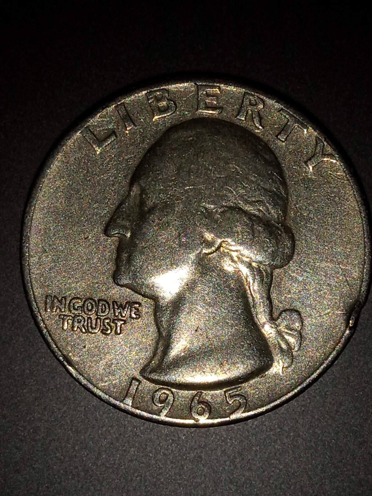 1965 Quarter No Mint Mark/Miss Print Unique Clean | eBay