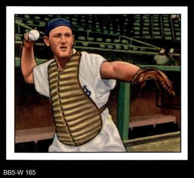 1950 Bowman REPRINT #165 Bruce Edwards Dodgers 8 - NM/MT | eBay