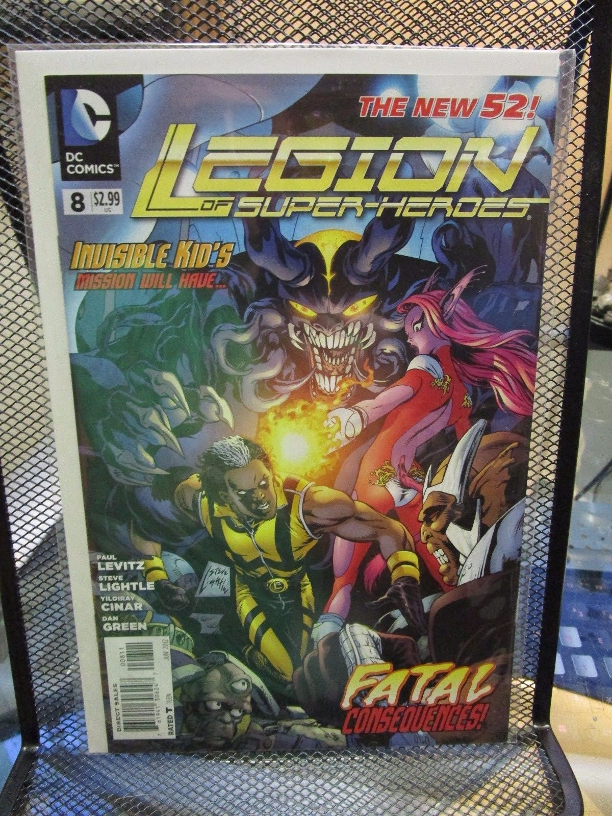 Legion of Super Heroes #8 DC New 52 Paul Levitz Steve Lightle Dan Green ...