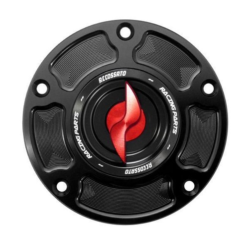 Accossato red aluminum fuel tank cap quick release MV Agusta 1000 F4 ...