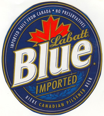 LABATT BLUE BEER LABEL T SHIRT CANADA SIZES SMALL-XXXLARGE (F | eBay