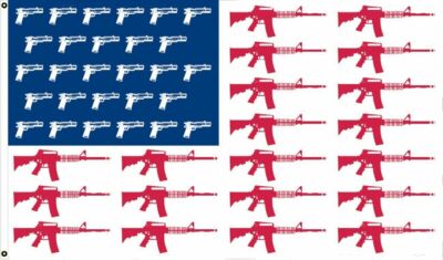 Guns and Rifles Flag 3x5 American Patriotic AR-15 Banner USA Flag Trump ...