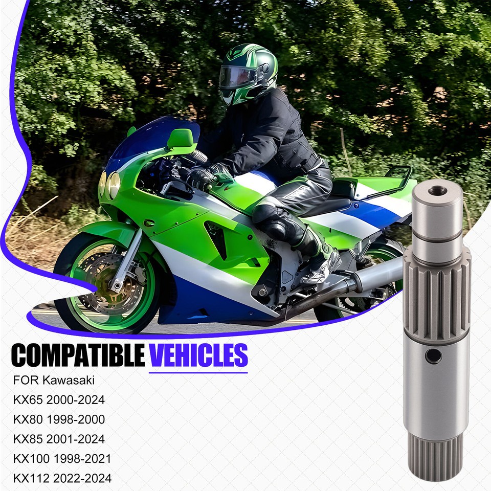 KICK START SHAFT for Kawasaki KX65 KX80 KX85 KX100 KX112 1998-2024 ...