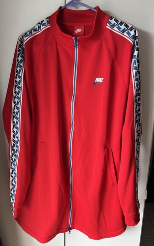 NIKE Men’s XL Sportswear Taped Poly Track Jacket AJ2681 657 University ...