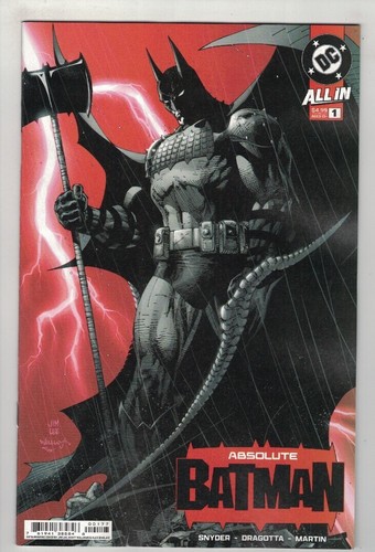 ABSOLUTE BATMAN #1 - JIM LEE 5th PRINTING VARIANT COVER - DC COMICS ...