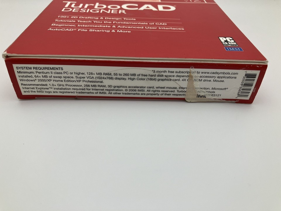 TurboCAD Designer V12 Windows 2D Drafting & Design NEW SEALED | eBay