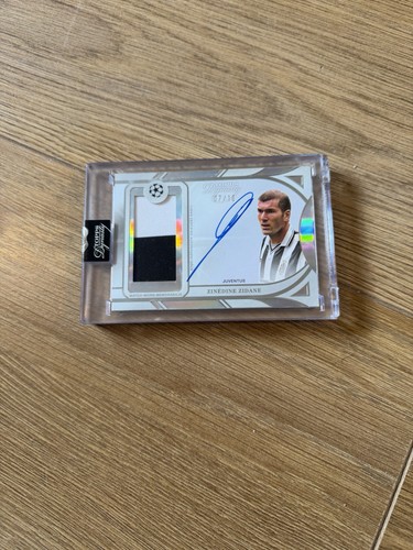 2024-25 Topps Dynasty Zinedine Zidane ON CARD Auto Match Worn Patch /10 ...