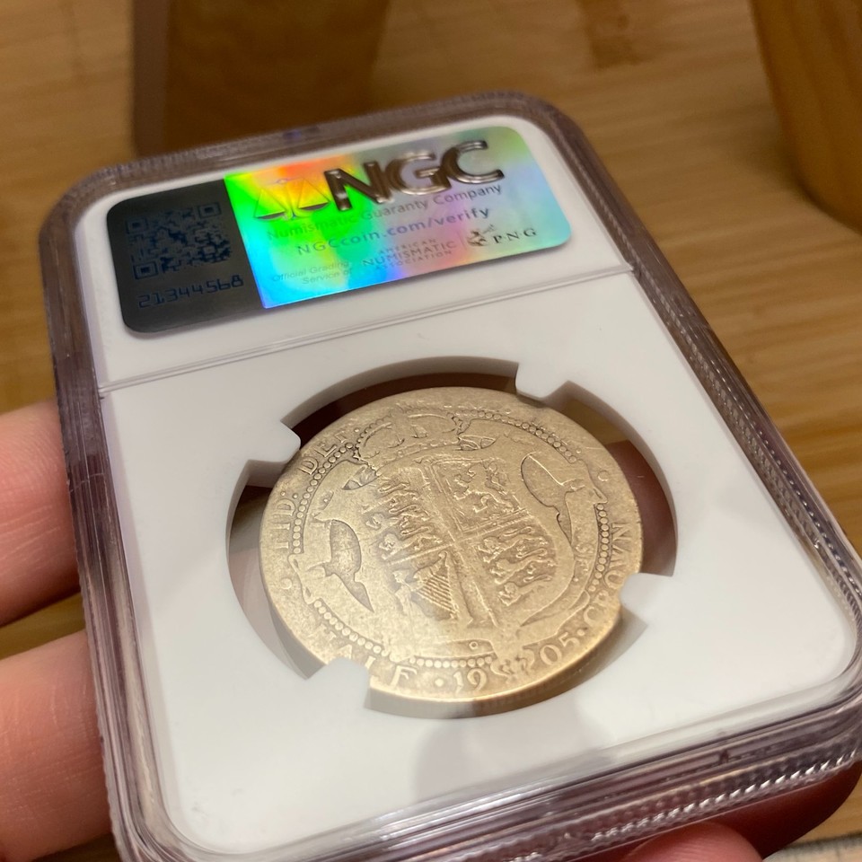 Edward VII Key Date 1905 Half-Crown NGC Slabbed Fair 2 (ref #46) | eBay UK