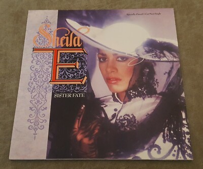 SHEILA E SIGNED SISTER FATE 2-CUT MAXI SINGLE RECORD ALBUM VINYL LP ...