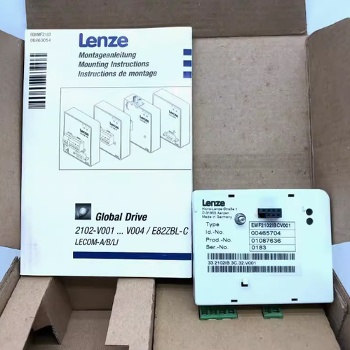 1 piece second-hand 100% tested Lenze EMF2102IBCV001 communication ...