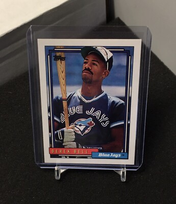 Derek Bell Rookie 1992 Topps card 121 Toronto Blue Jays RC | eBay
