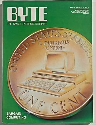 Byte Computer Magazine 1985 Bargain Computing US Navy Artificial ...