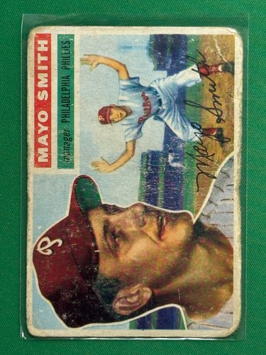 1956 Topps Baseball Gray Back #60 Mayo Smith | eBay