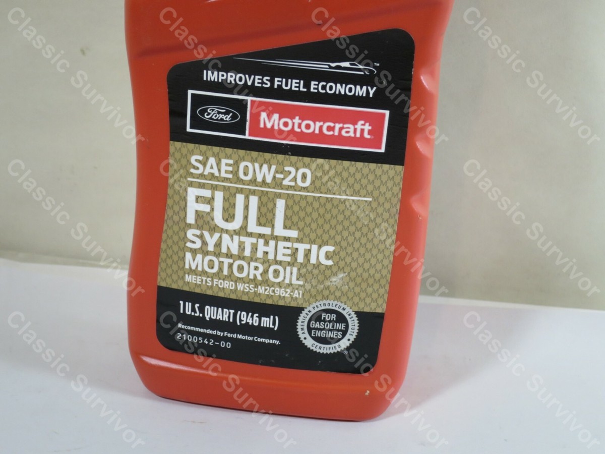 SAE 0W-20 Full Synthetic Motor Oil Motorcraft®, 57% OFF